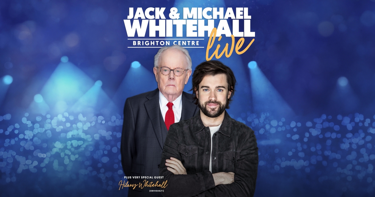 Jack and Michael Whitehall at the Brighton Centre